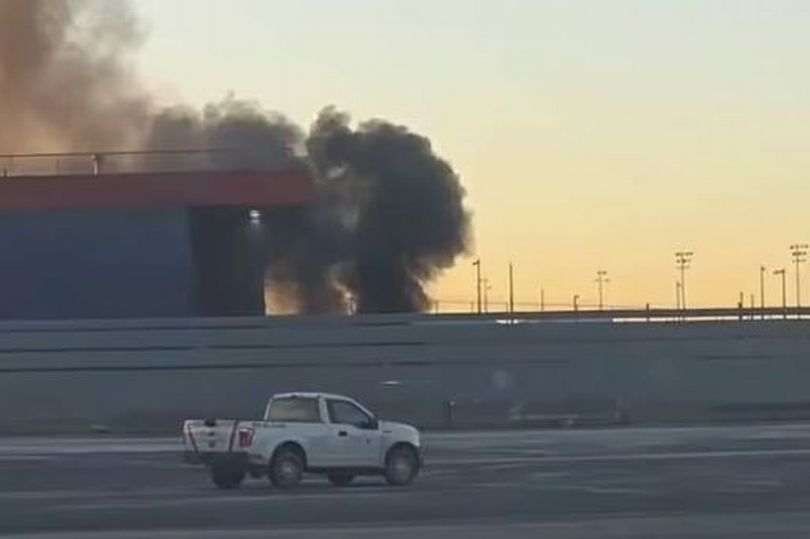 JFK Airport fire horror as black smoke seen for miles pours from New ...