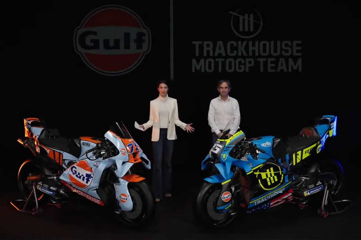 Trackhouse presenta sus colores para el MotoGP 2026 en un lanzamiento ...