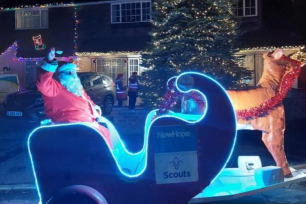 Santa sleigh raises funds for charity after more than 50 years of touring