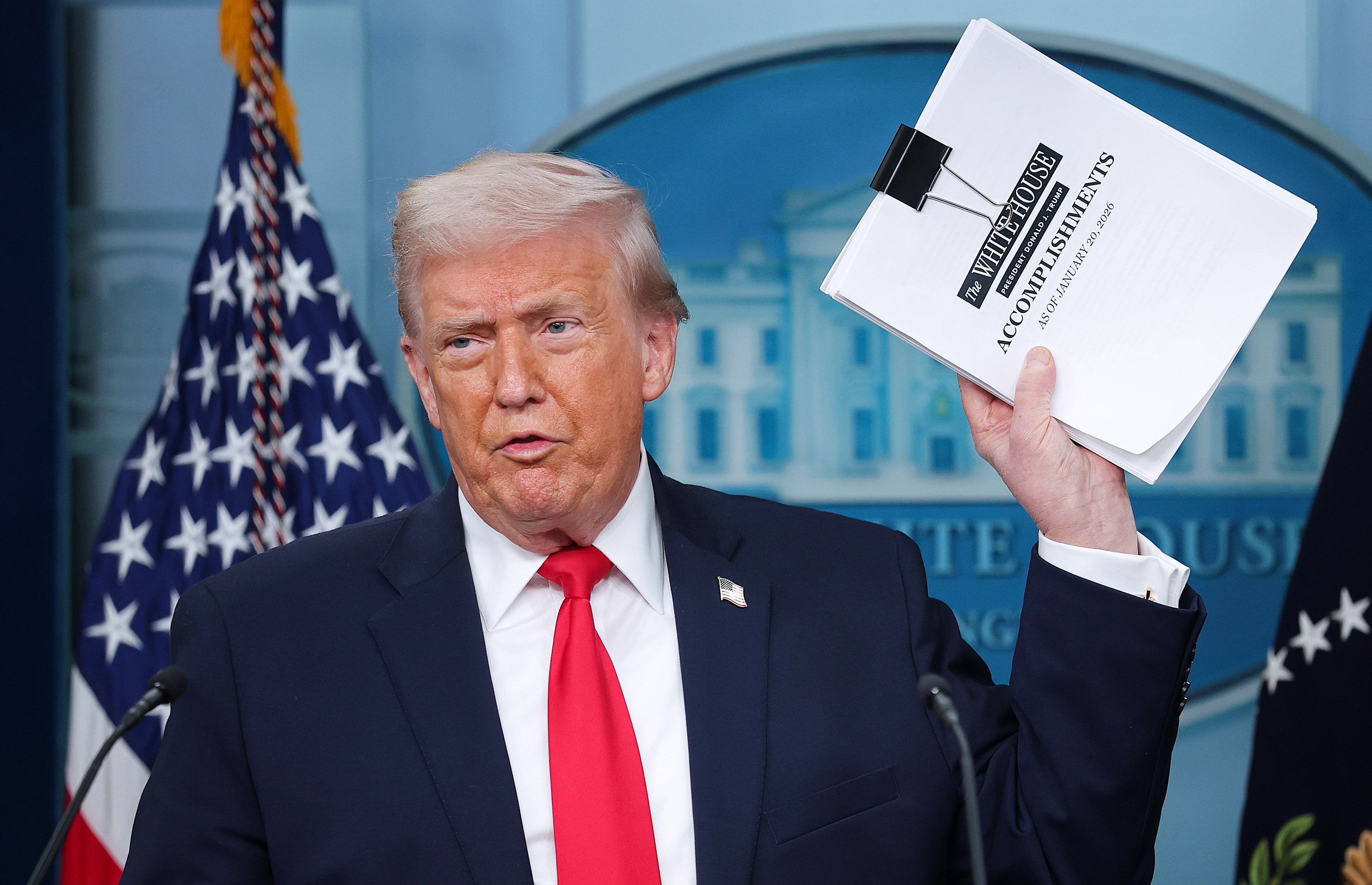 Trump's anniversary press conference: Five unexpected moments