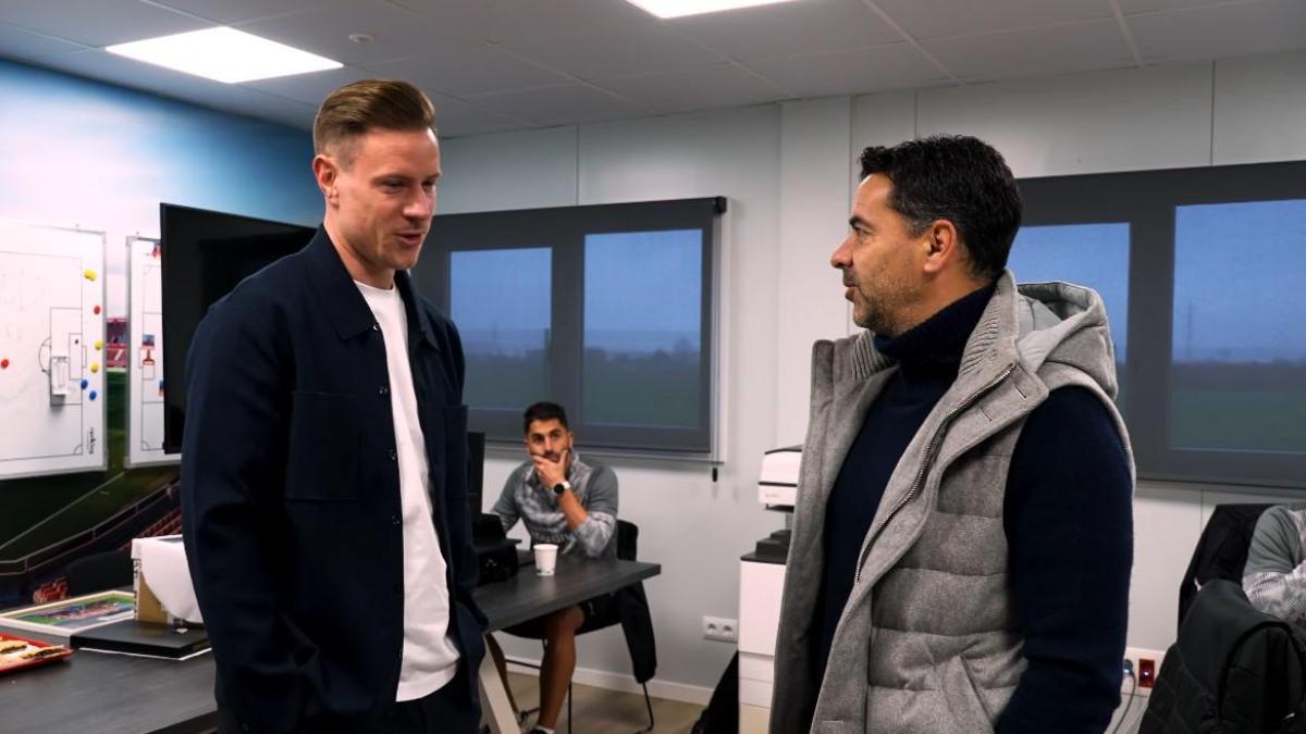 Ter Stegen ya está en Girona: "Tengo muchas ganas de empezar"