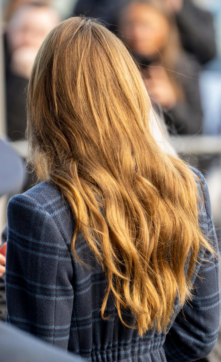 The Princess of Wales goes lighter for winter with new 'Maple Bronde ...