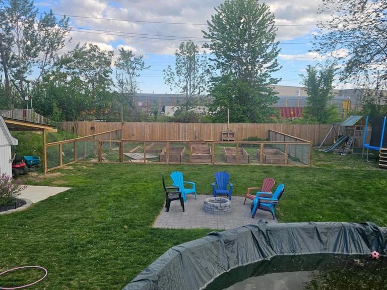 More than 50 dump truck loads of dirt were removed from his yard. Now ...