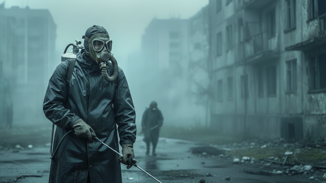Nuclear reactor was still burning - and they threw 600,000 people at it