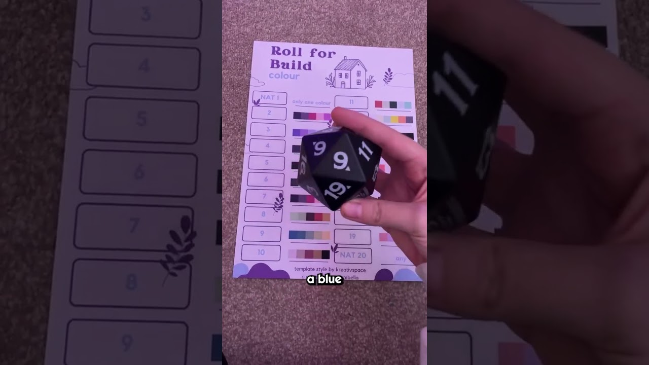 Roll for build in The Sims 4