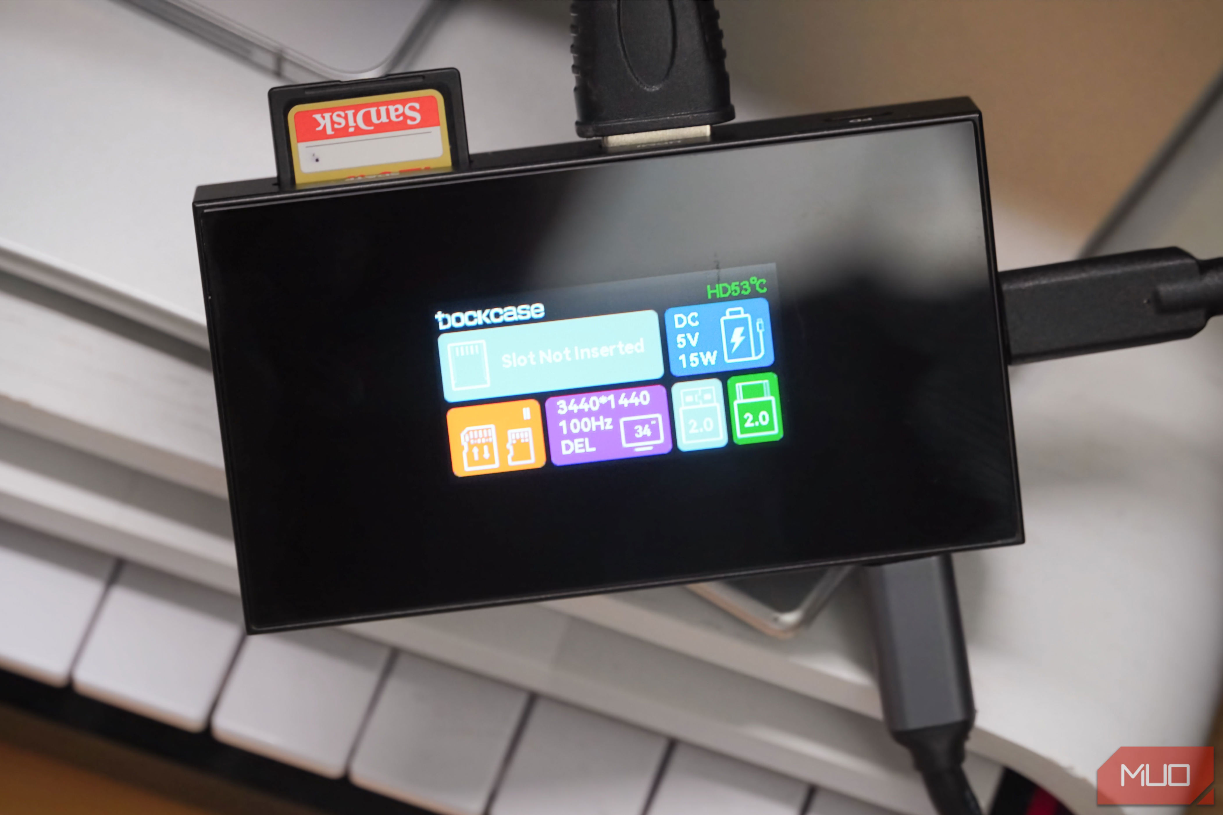 I switched to a USB-C hub with a touchscreen and it's a game-changer ...