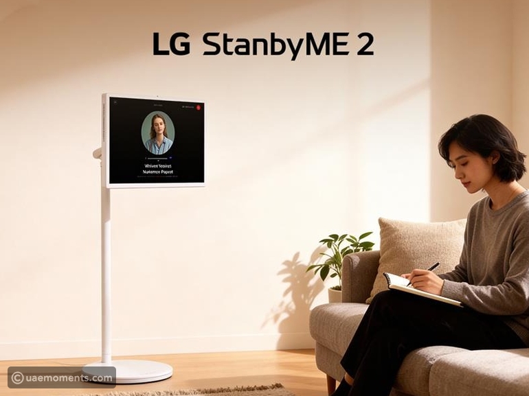 LG StanbyME 2: The portable touch screen that moves with you
