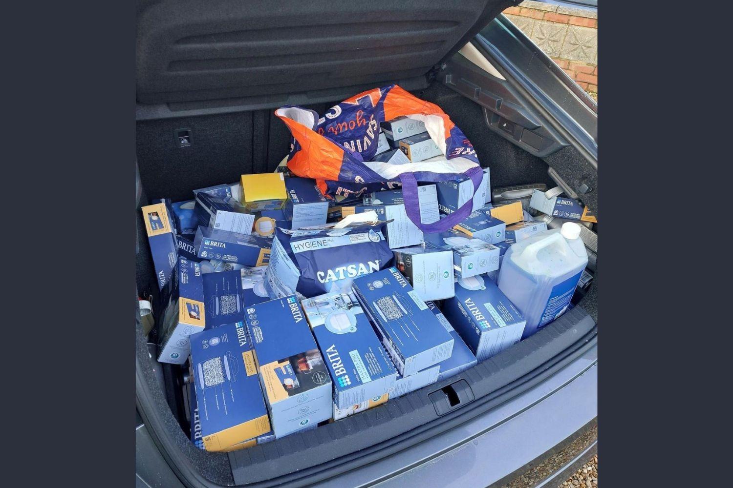 Police discover haul of over 200 stolen Brita water filters in ...