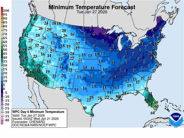 Is winter storm expected to impact Jacksonville, Florida this weekend?