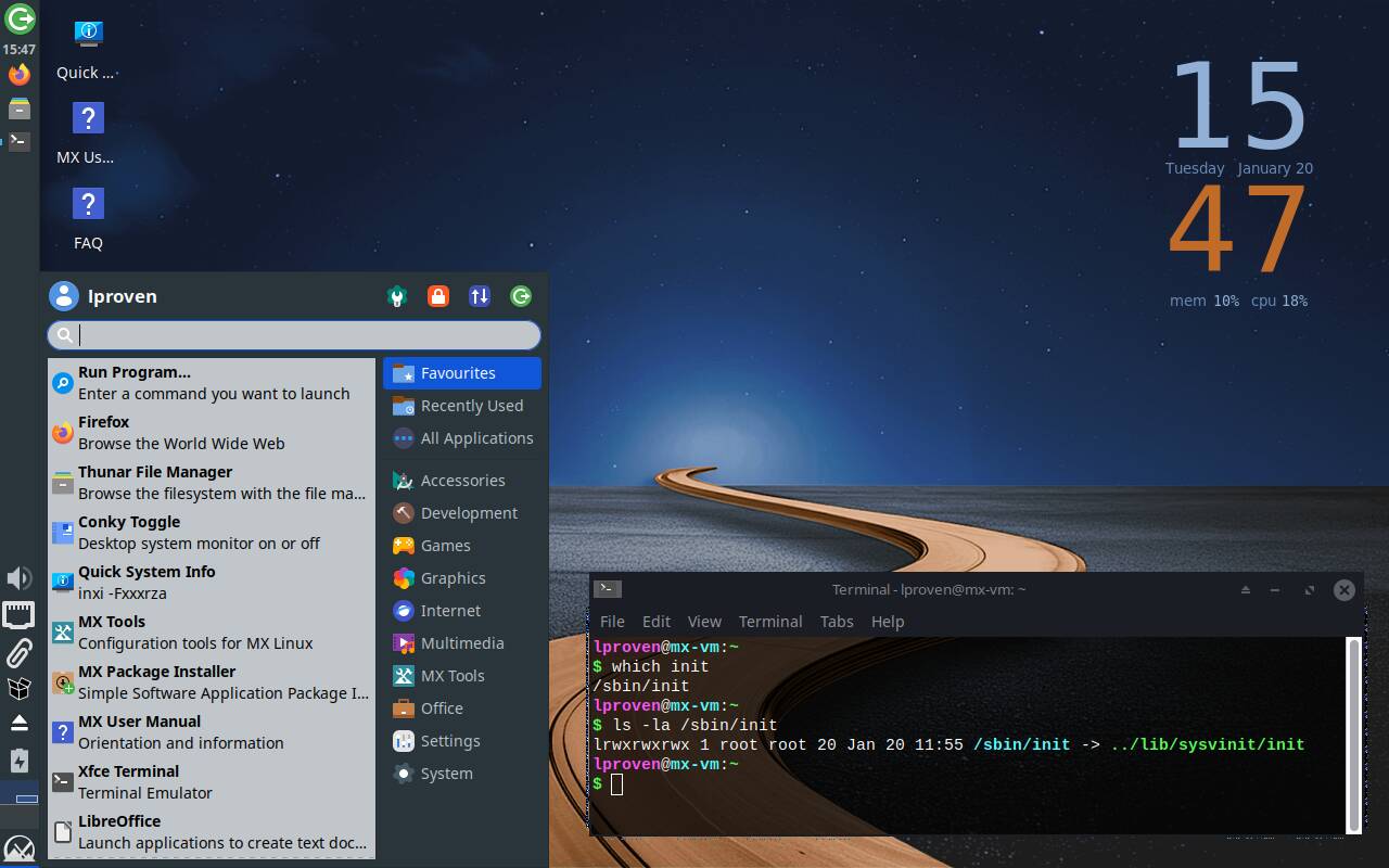MX Linux 25.1 brings back switchable init systems
