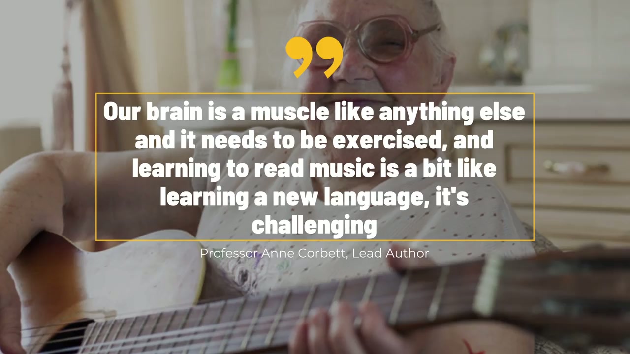 Playing a musical instrument can be beneficial for an aging brain