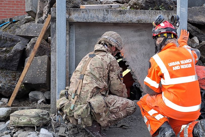 Cambuslang 'gas explosion' as army swarm village for medical training ...
