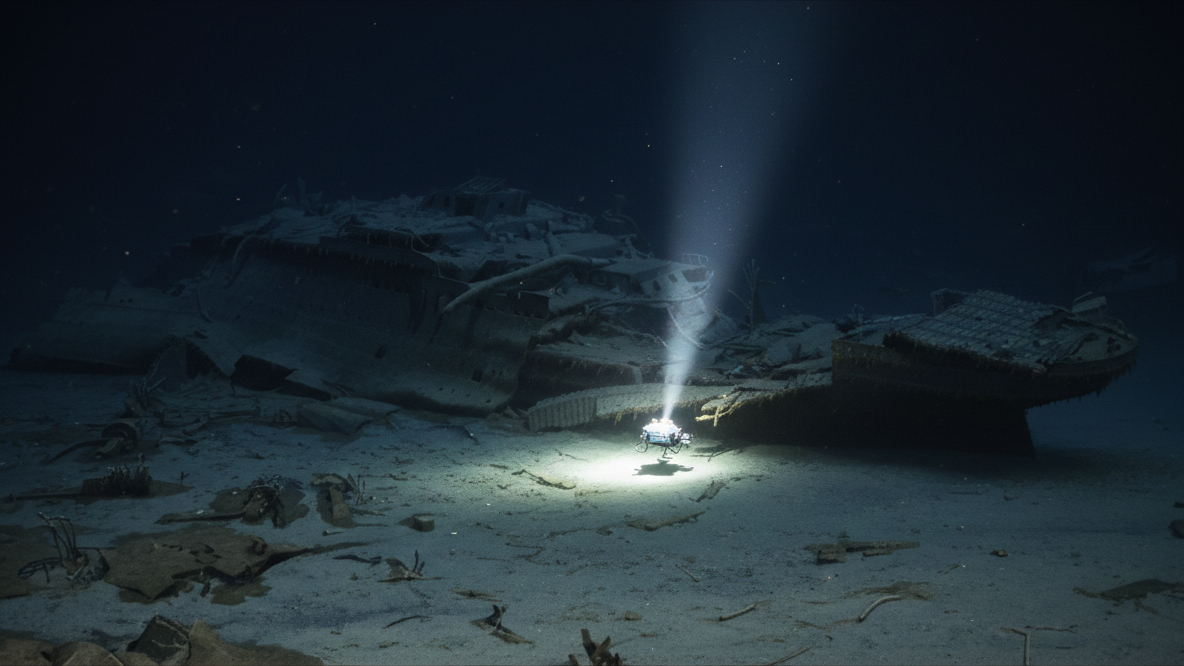How the stern was destroyed long before it hit the seafloor