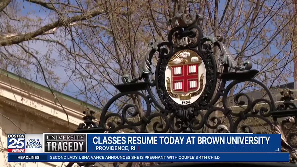 Classes resume today at Brown University for spring semester