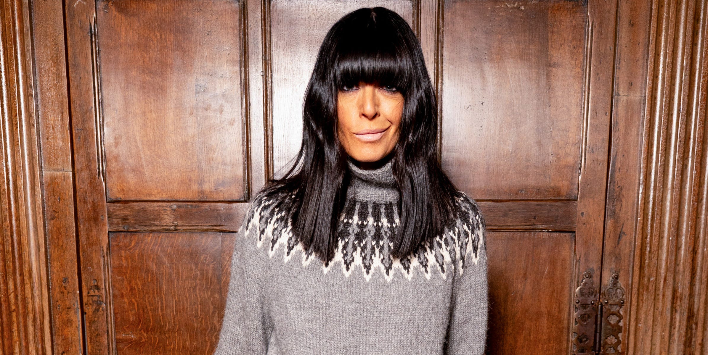Claudia Winkleman is the queen of knitwear in a cosy Fair Isle jumper ...
