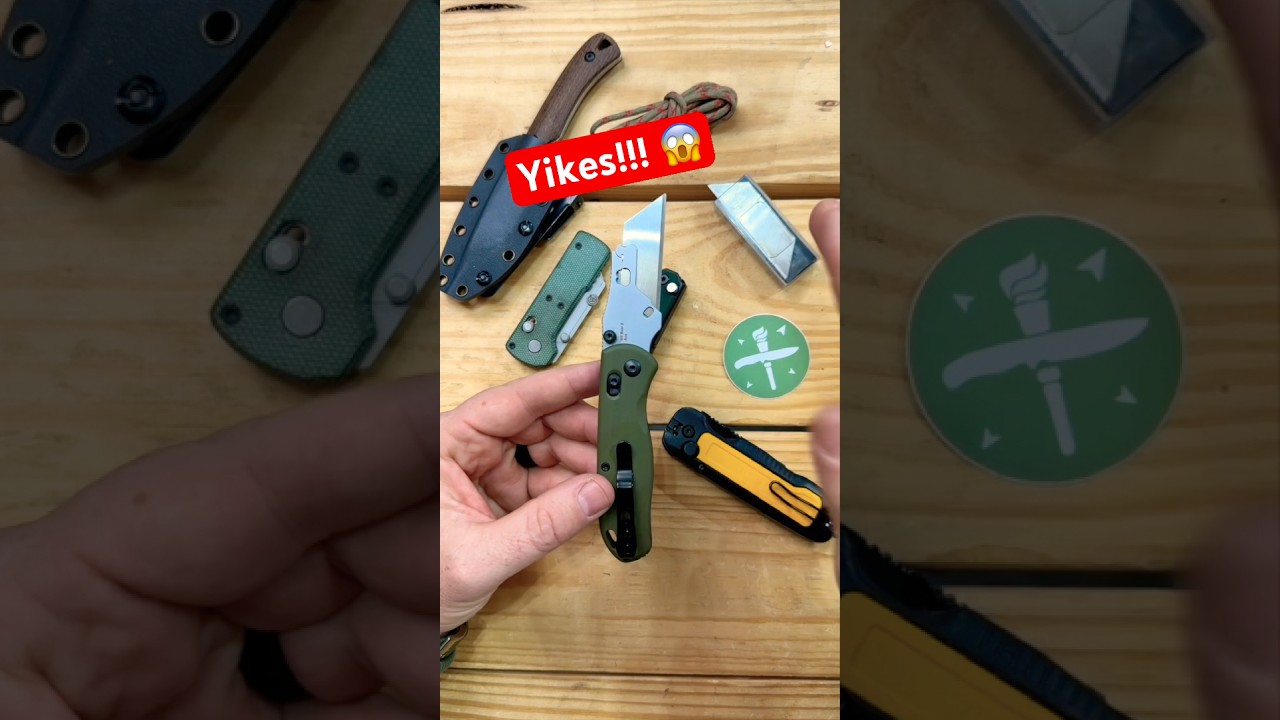 Yikes! Not what you want from a utility knife