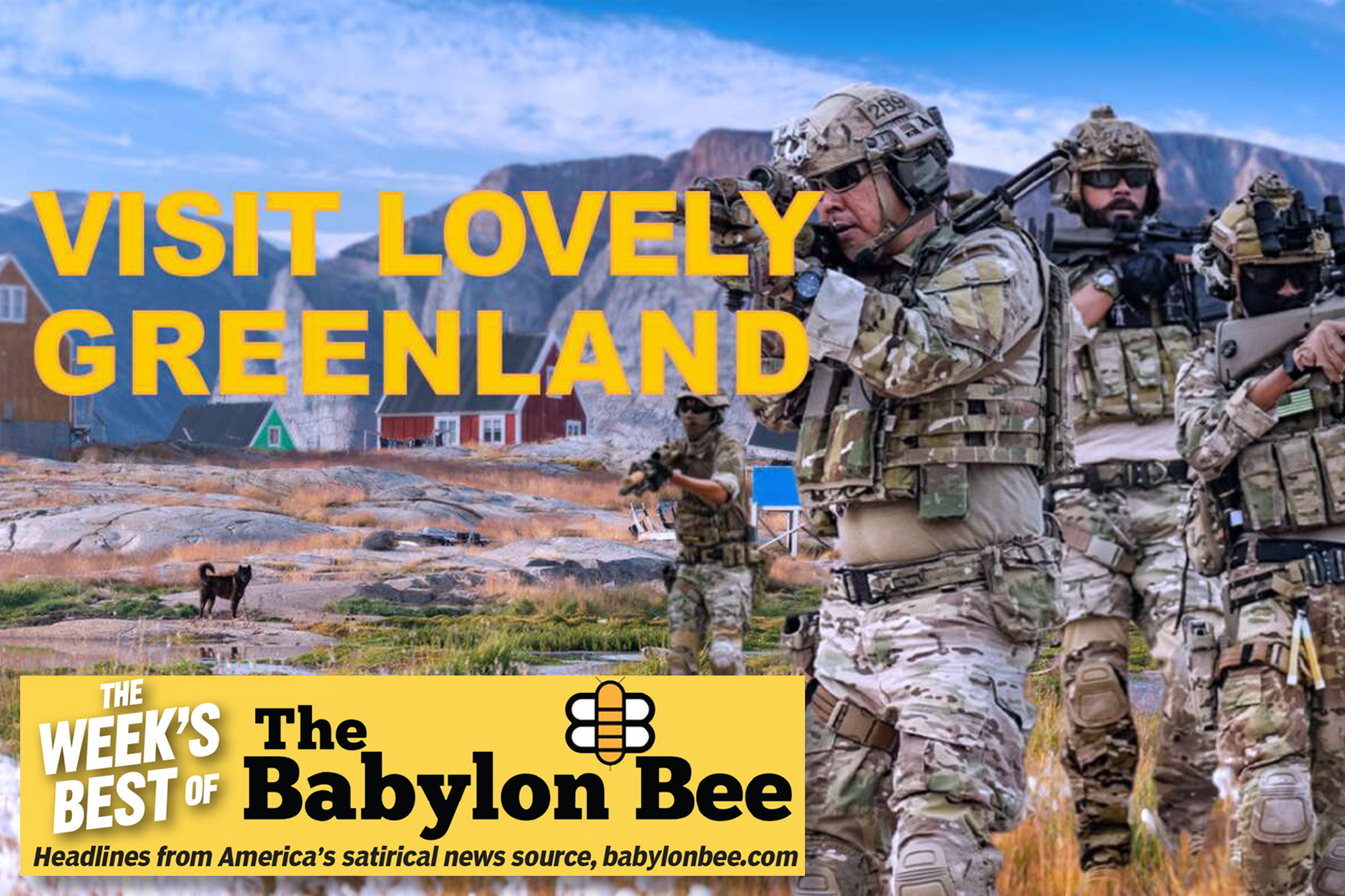 Best of the Babylon Bee: Ominous sign? US Army recruitment ads say ...