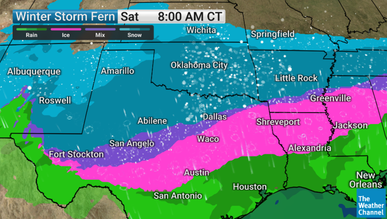 Is winter storm expected to impact Jacksonville, Florida this weekend?