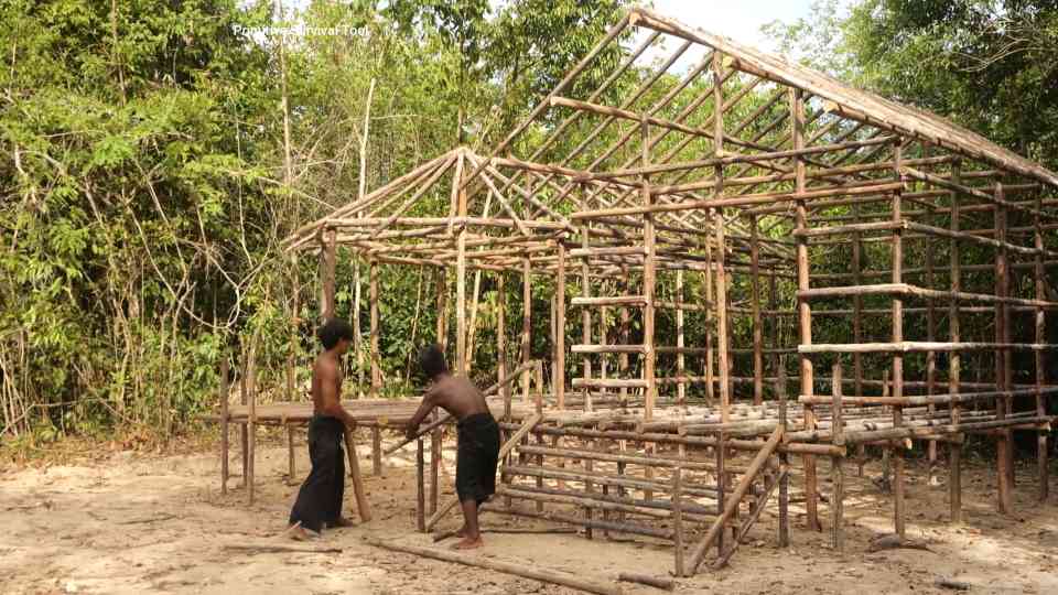 Building a jungle villa by hand was easy at first, then reality set in