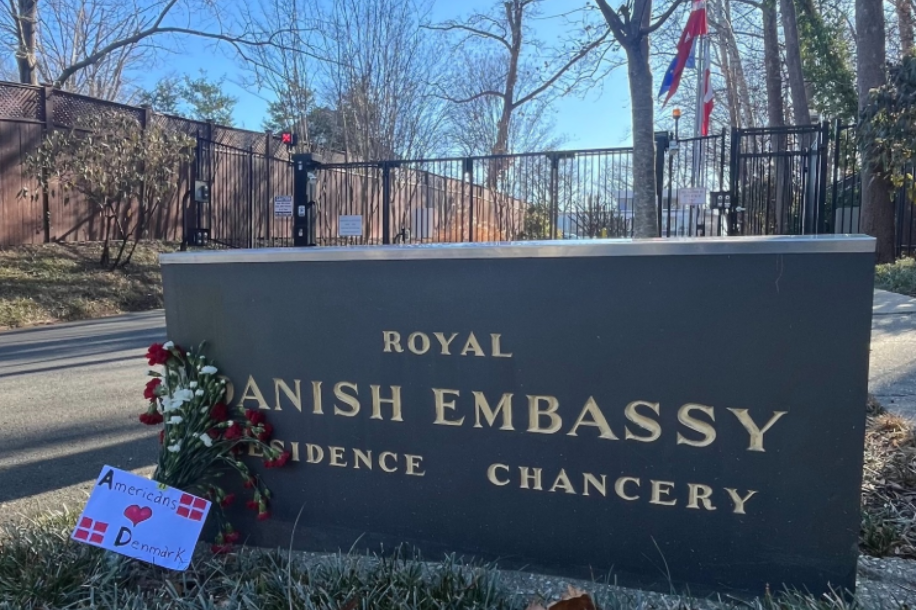Staff at Danish embassy in Washington not prepared for what’s left outside