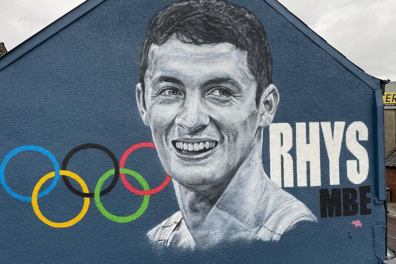 Newtownards mural for Olympian Rhys McClenaghan unveiled as he becomes ...