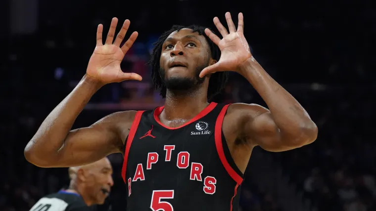 Raptors' Immanuel Quickley just put up stats not done in basketball ...