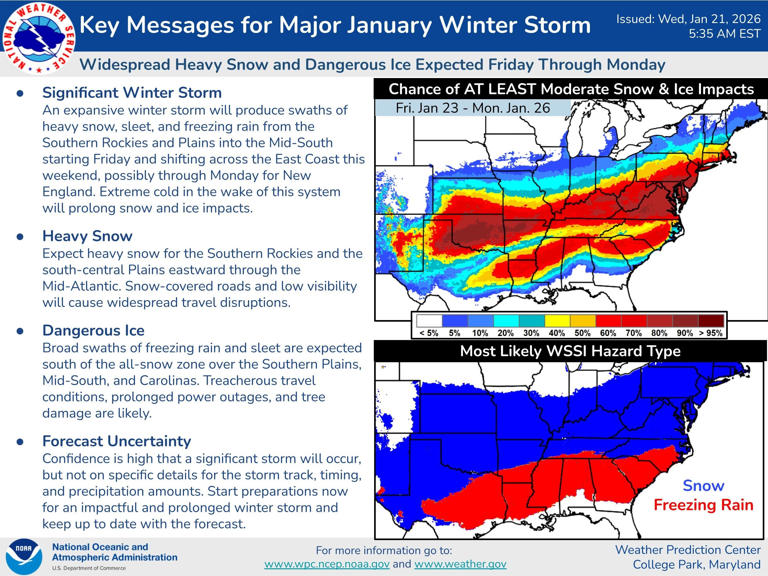 How much snow will Cincinnati see from Winter Storm Fern this weekend?