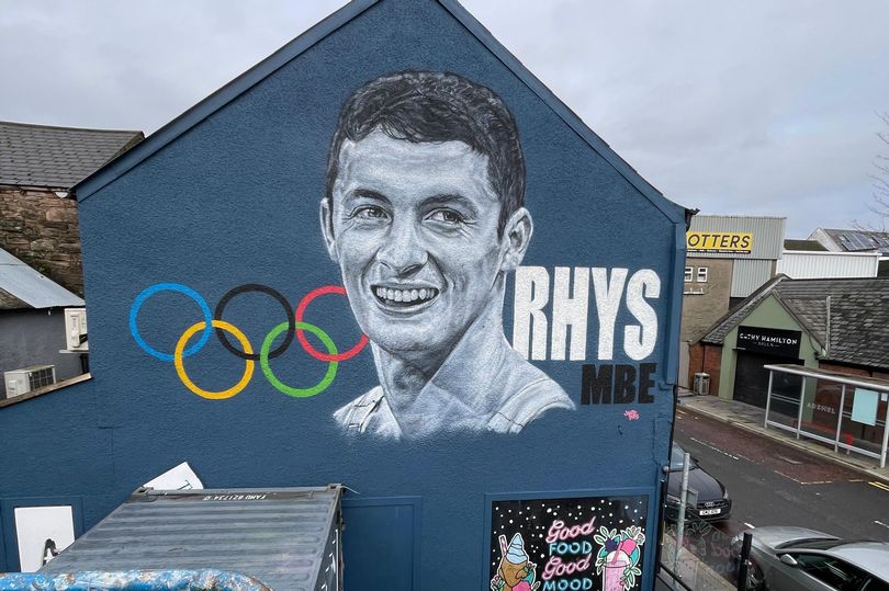 Newtownards mural for Olympian Rhys McClenaghan unveiled as he becomes ...