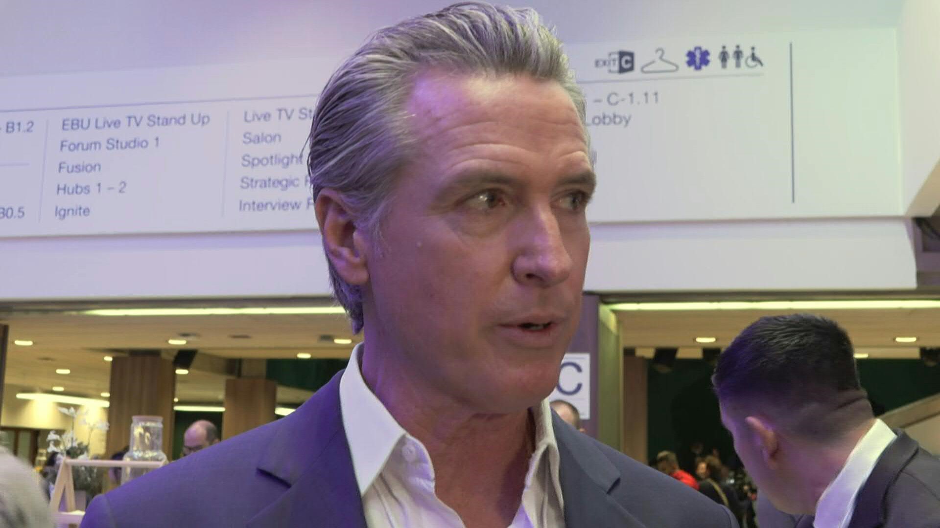 California governor Newsom tells Europe to 'punch back' at 'weak' Trump