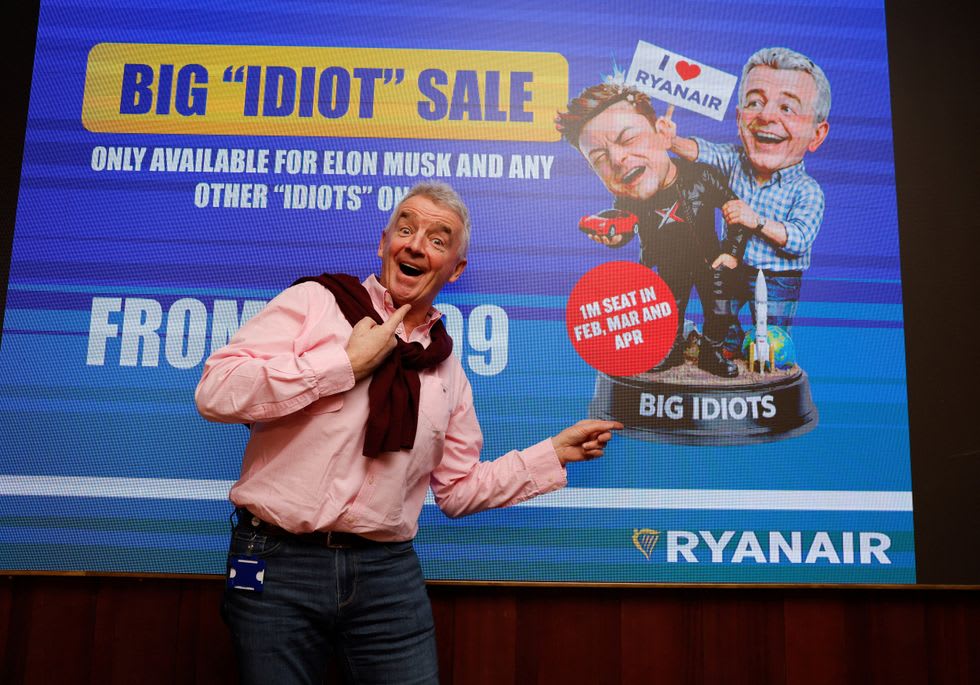 Ryanair boss hands Elon Musk remarkable offer after X CEO threatens to ...
