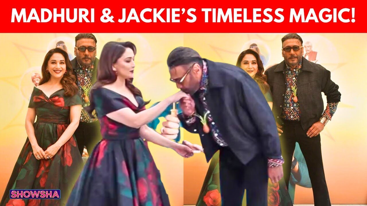Madhuri Dixit & Jackie Shroff melt hearts with sweet reunion on The ...