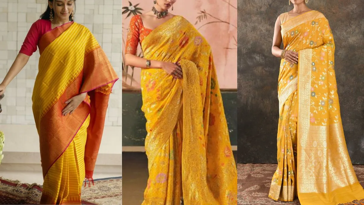 This Basant Panchami 2026, shine bright with these graceful yellow ...