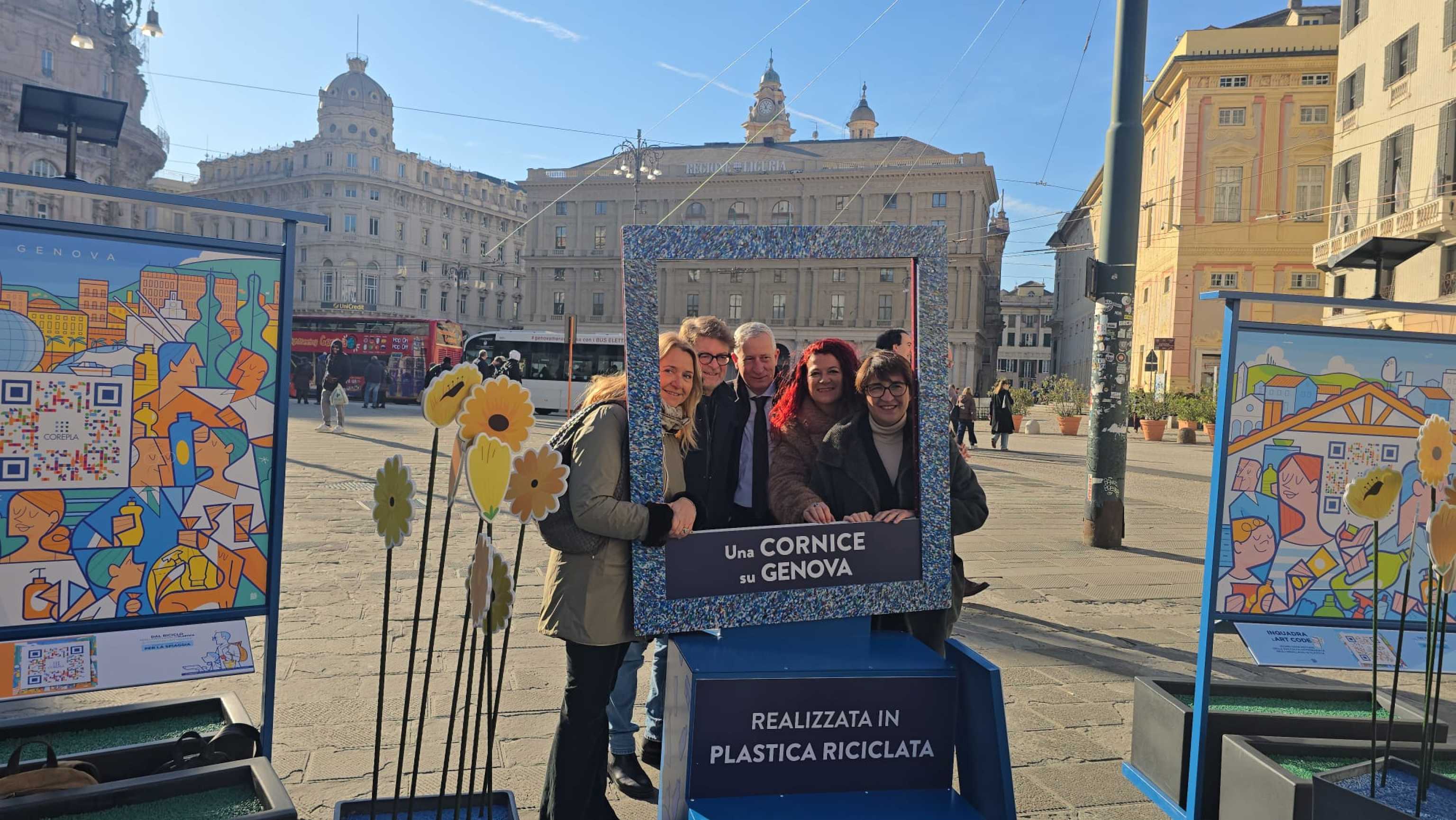 'Italia in cornice', progetto itinerante Corepla parte da Genova