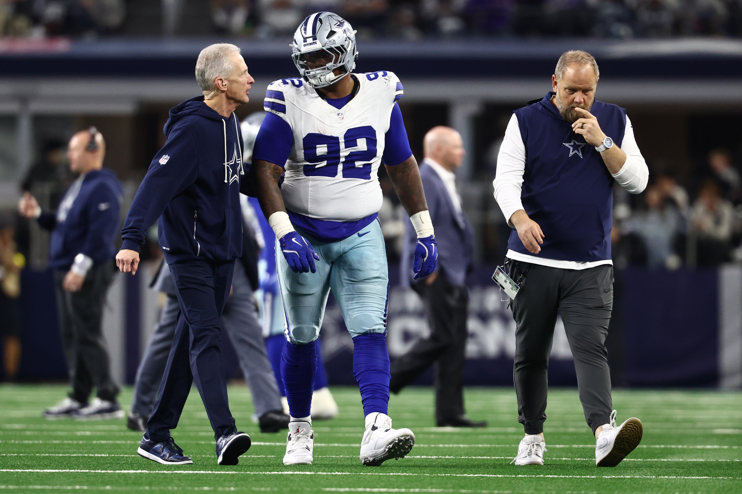 Despite turmoil, Dallas’ defensive line was strong in 2025