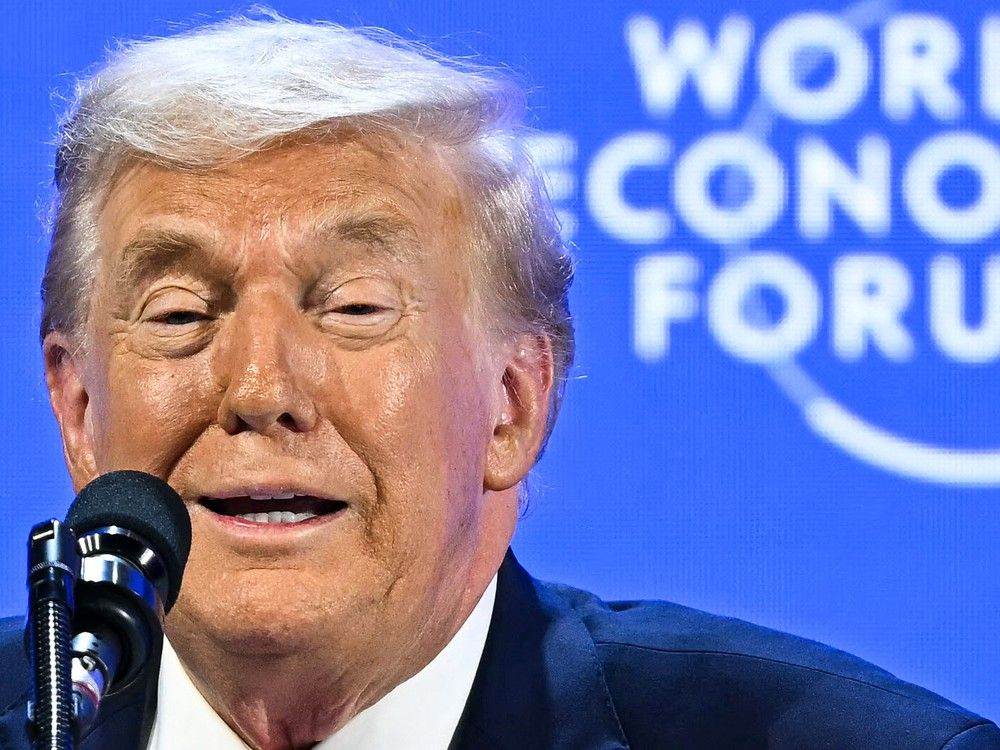 'Canada lives because of the US.,' Trump says during Davos speech ...