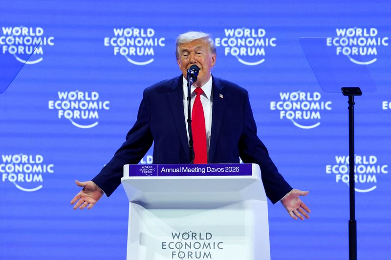 Trump chides Carney at Davos, says Canada should be 'grateful'