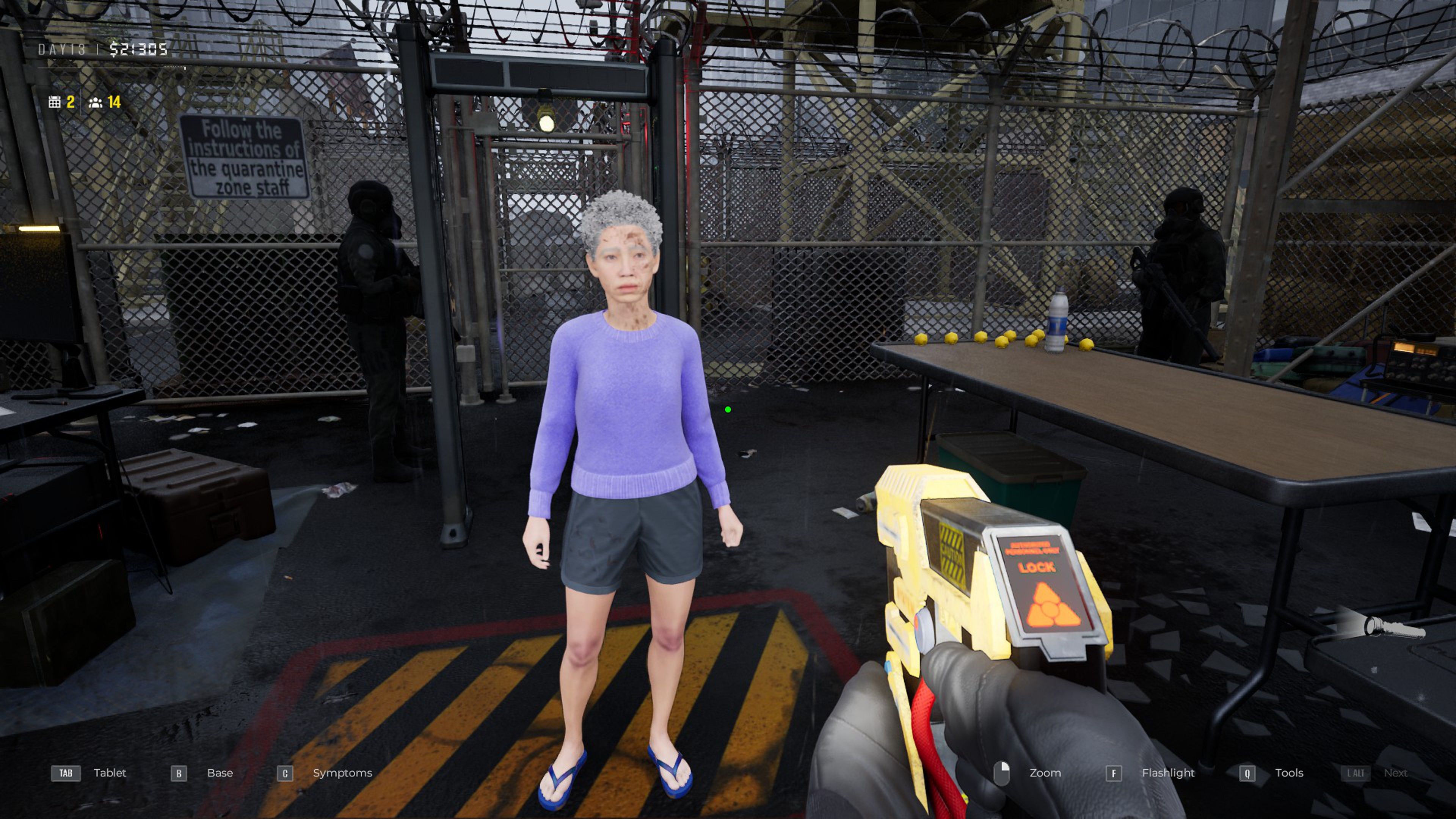 Lemon Directive Day 13 solution in quarantine zone: The last check