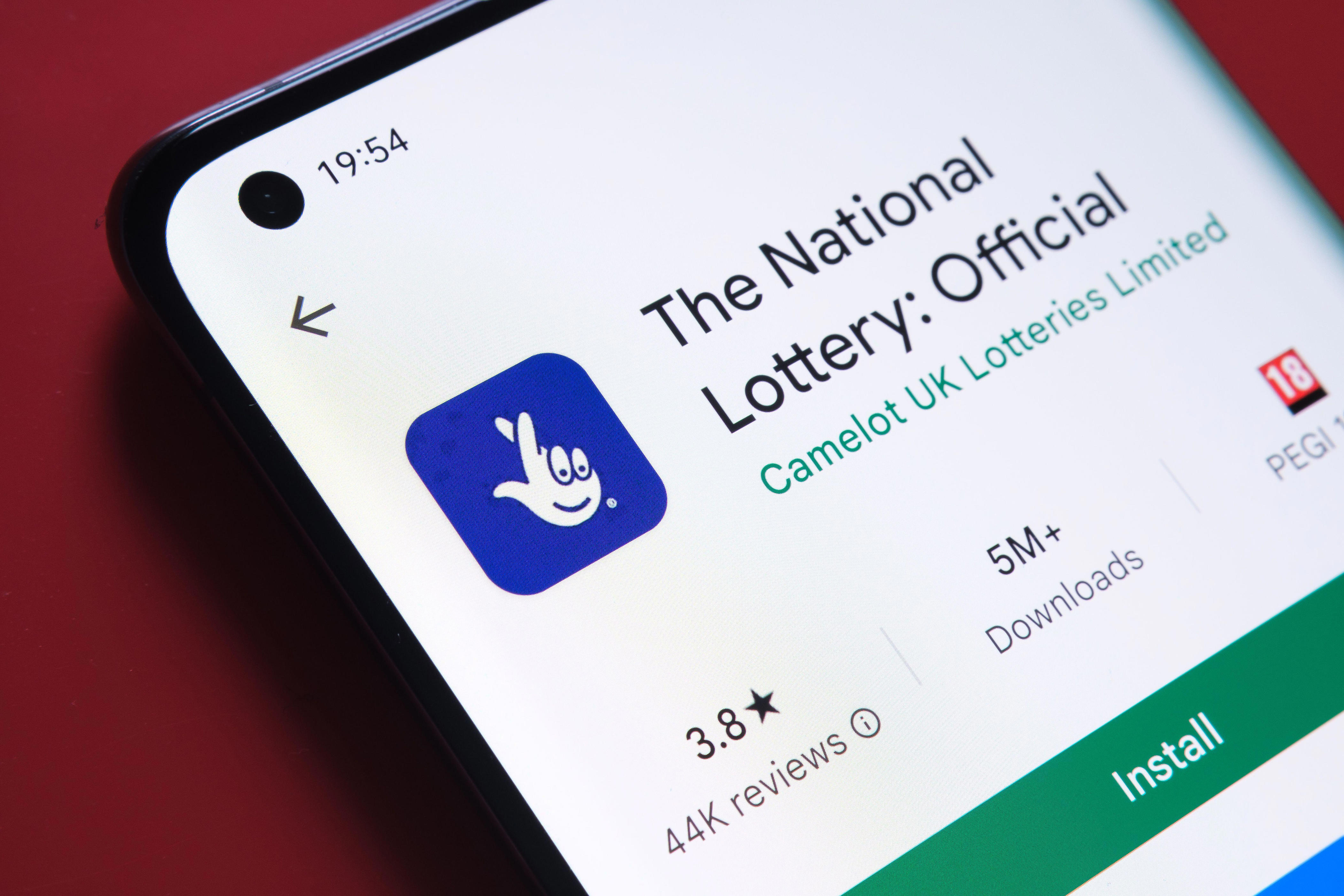 National Lottery app down after major update, with users unable to buy ...