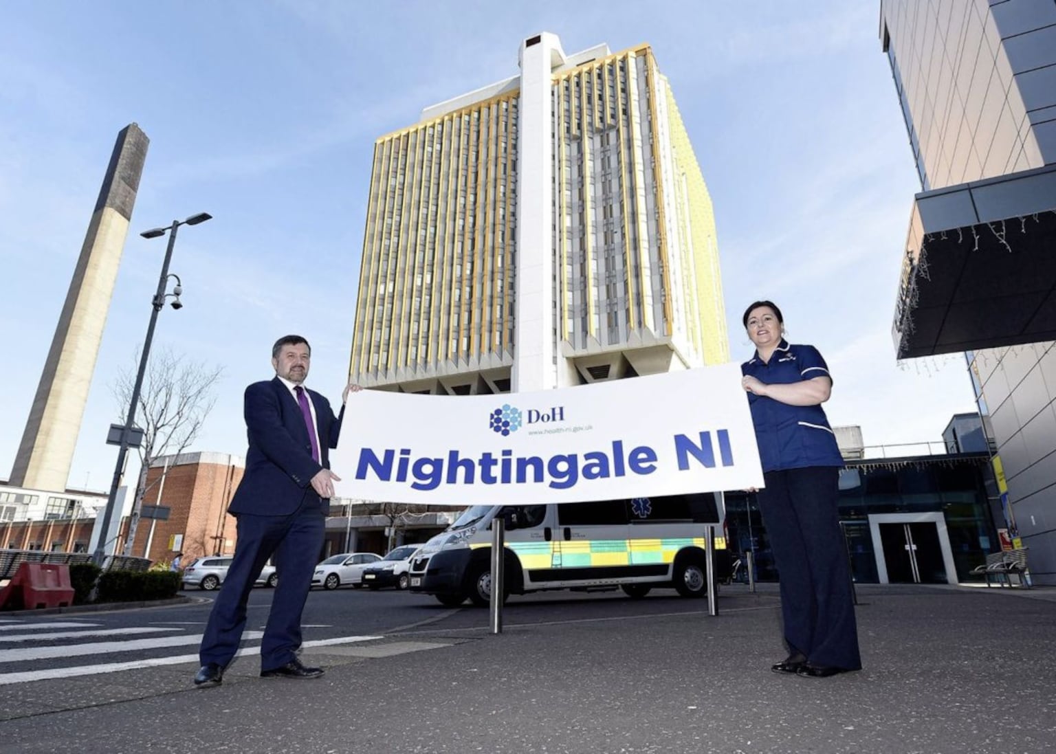 Belfast’s big yellow cube celebrates 40 years of treating patients