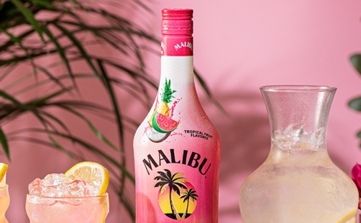 Malibu Pink: A new tropical liqueur with guava and pineapple flavors ...