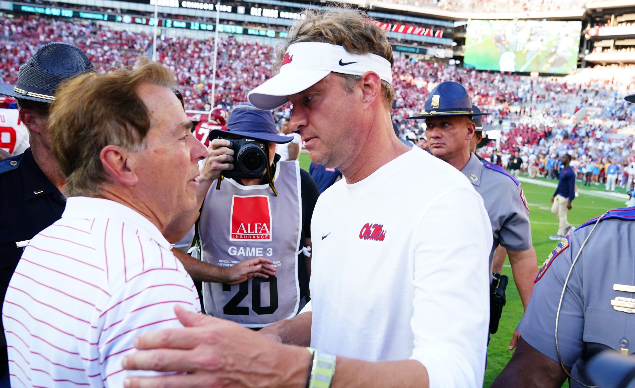 Lane Kiffin shares Nick Saban’s advice to take LSU job