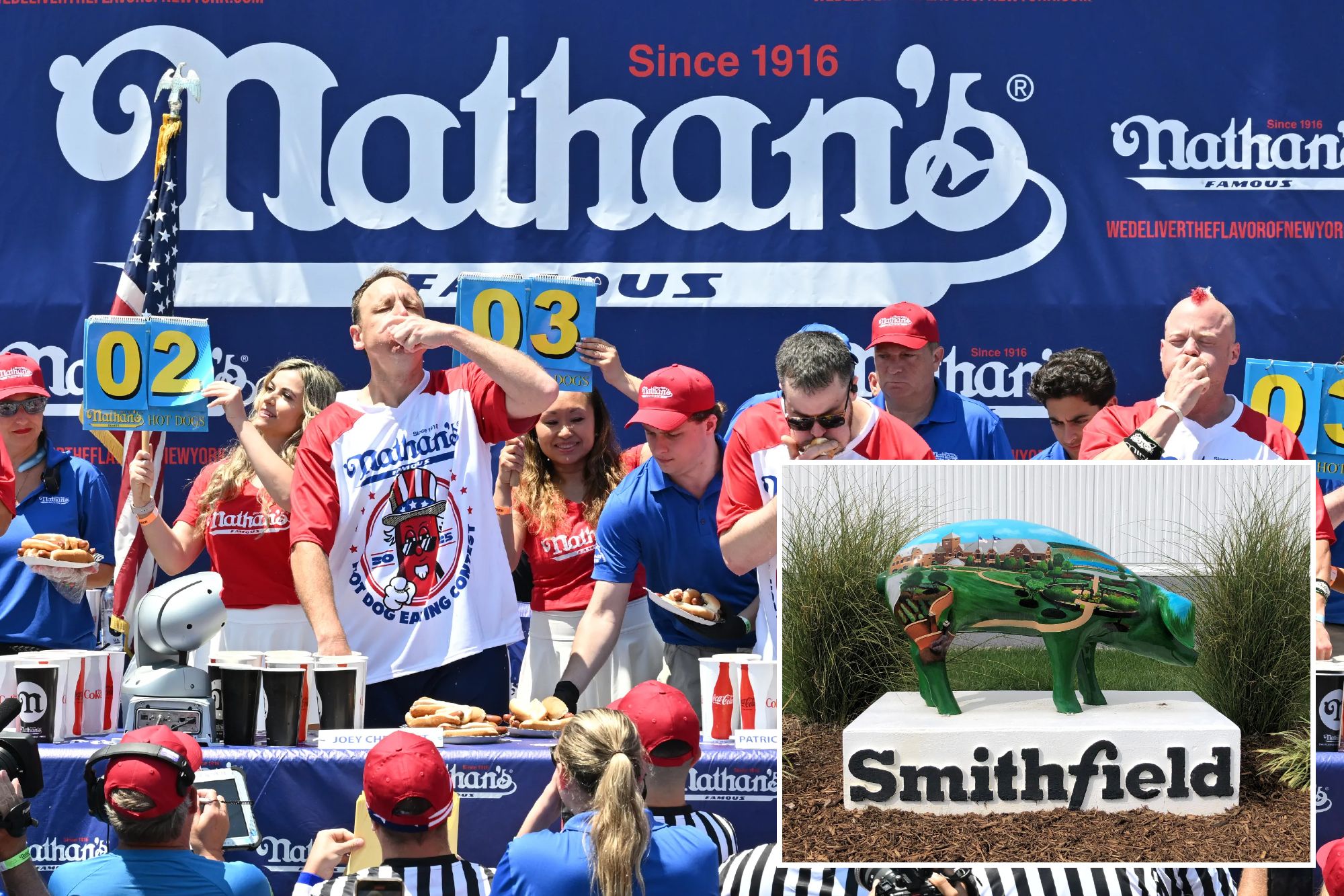 Nathan’s Famous swallowed up by pork processor Smithfield in $450M deal