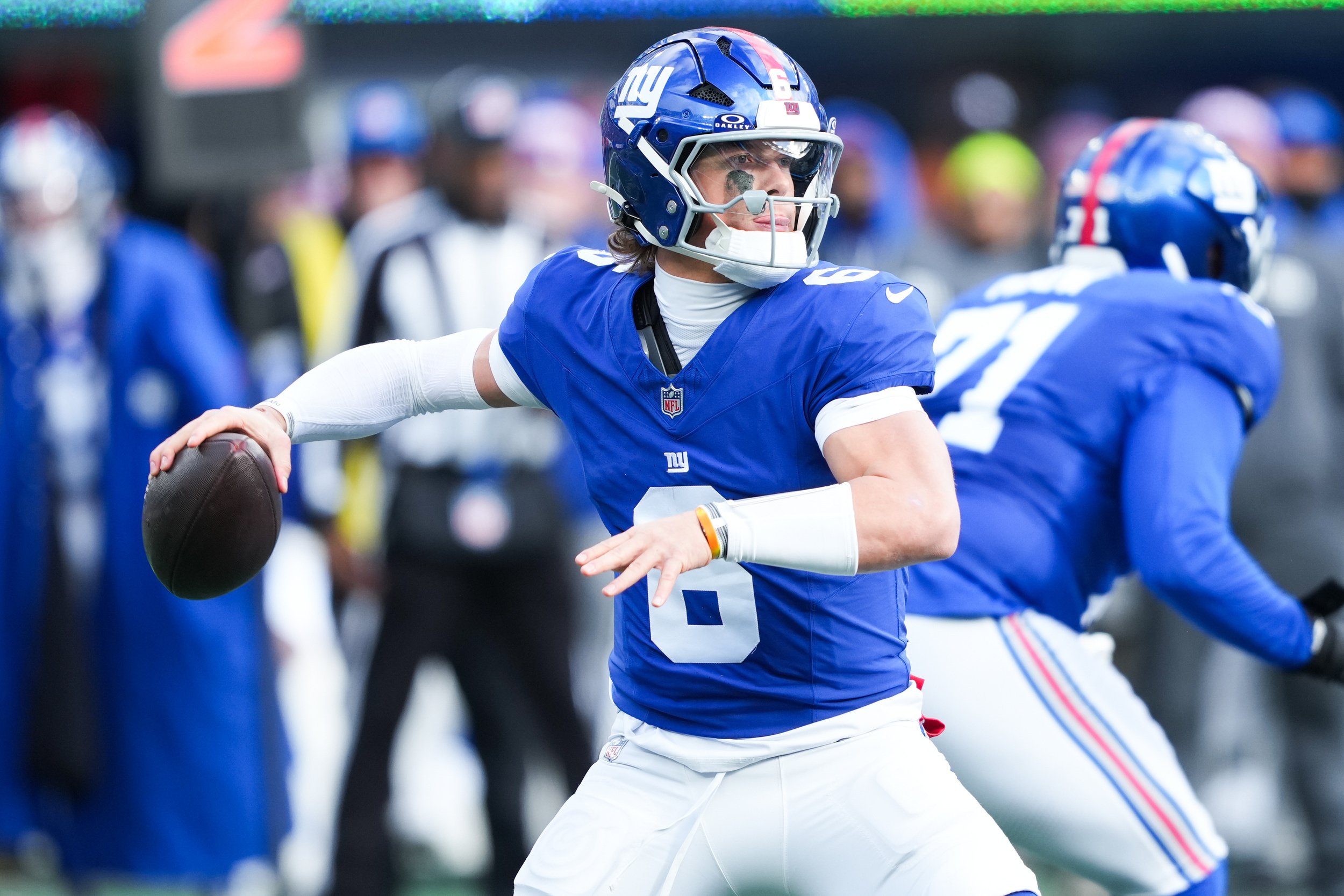 Eli Manning gives blunt advice to Jaxson Dart, reacts to Giants' hiring ...