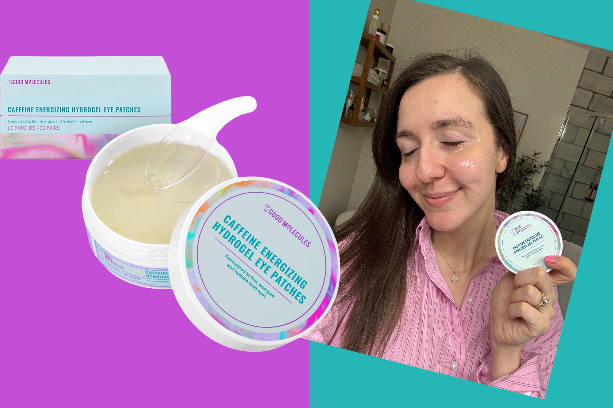 Shop the Good Molecules under-eye patches for depuffing: Only $17