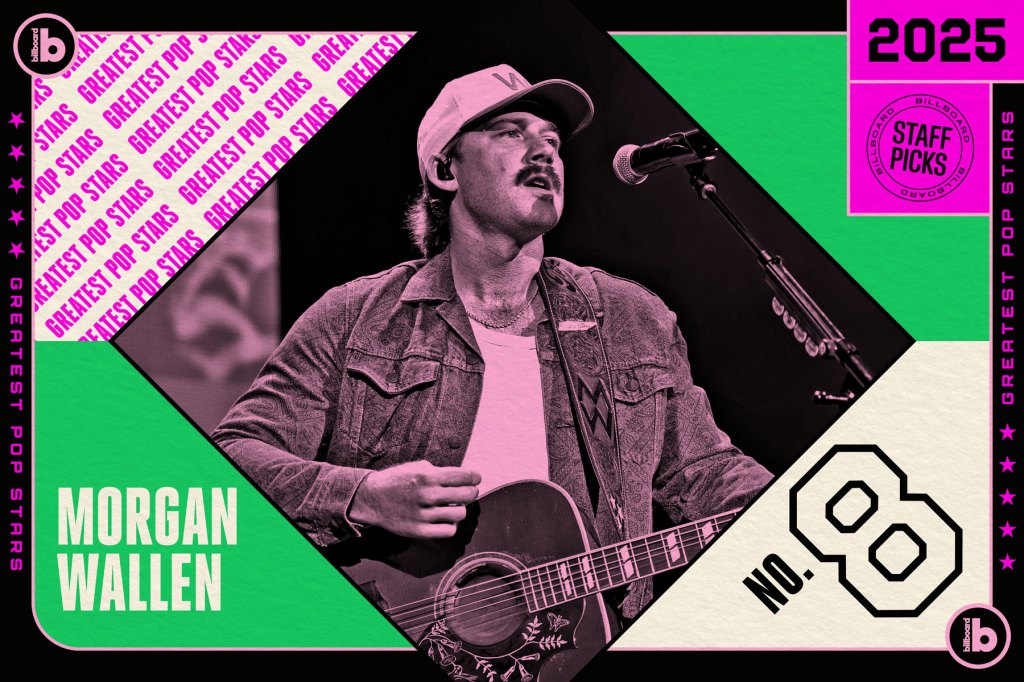 Billboard's greatest pop stars of 2025: No. 8 - Morgan Wallen