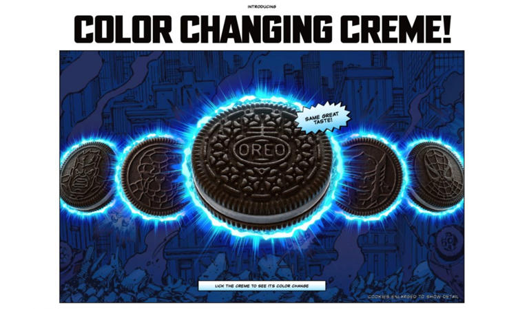 Marvel and OREO assembling mighty cookie crossover