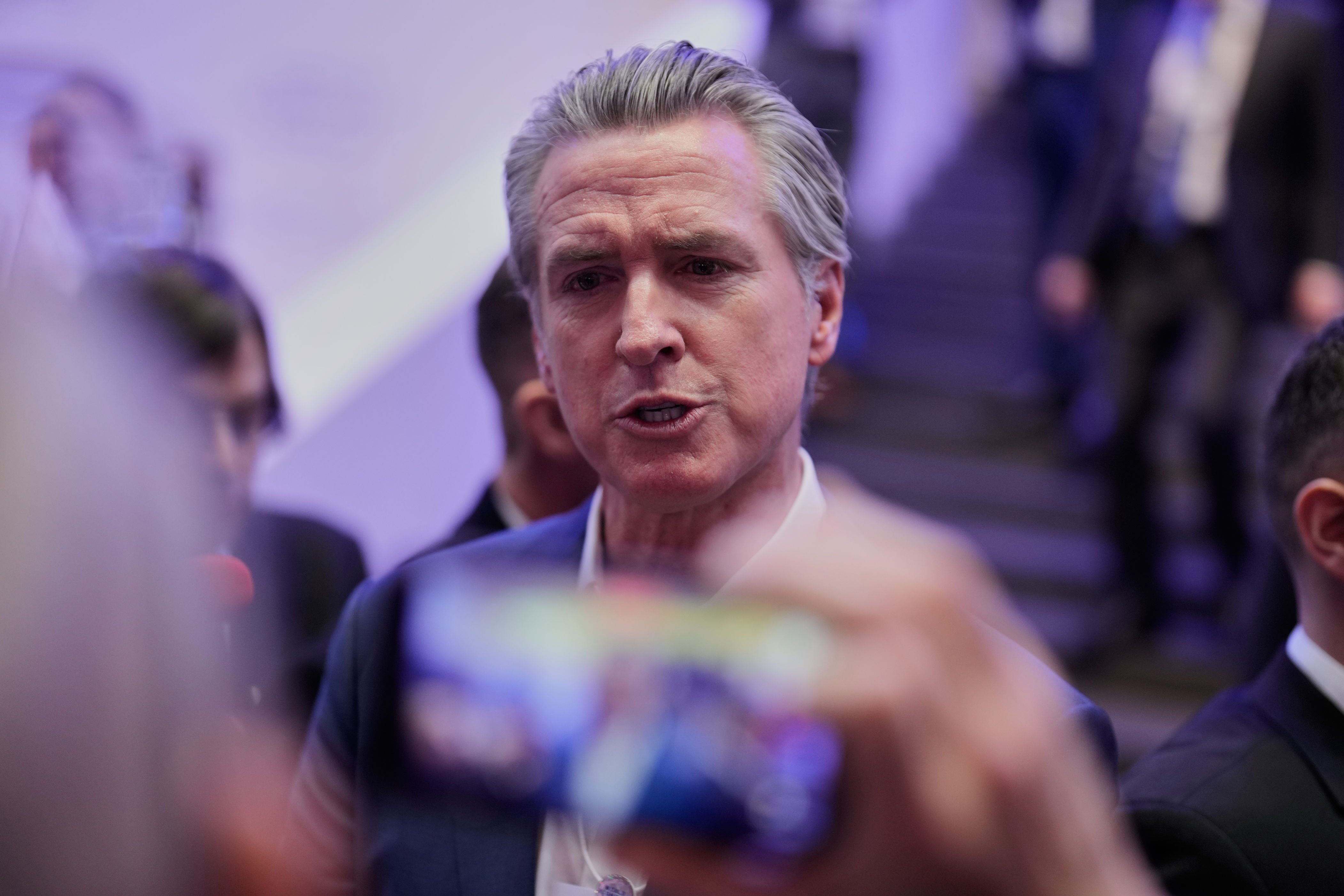 Newsom administration alleges State Department pressure in Davos ...