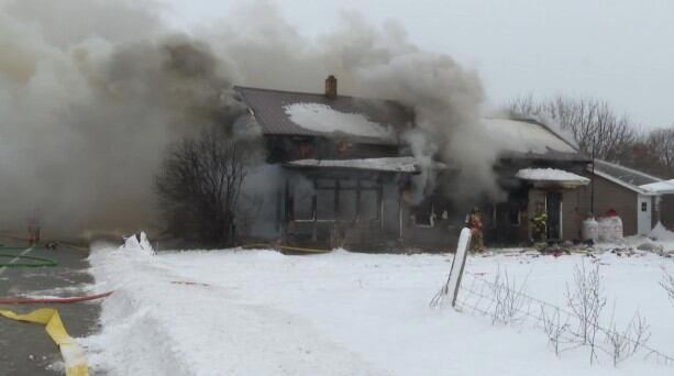 Person found dead inside home destroyed by fire