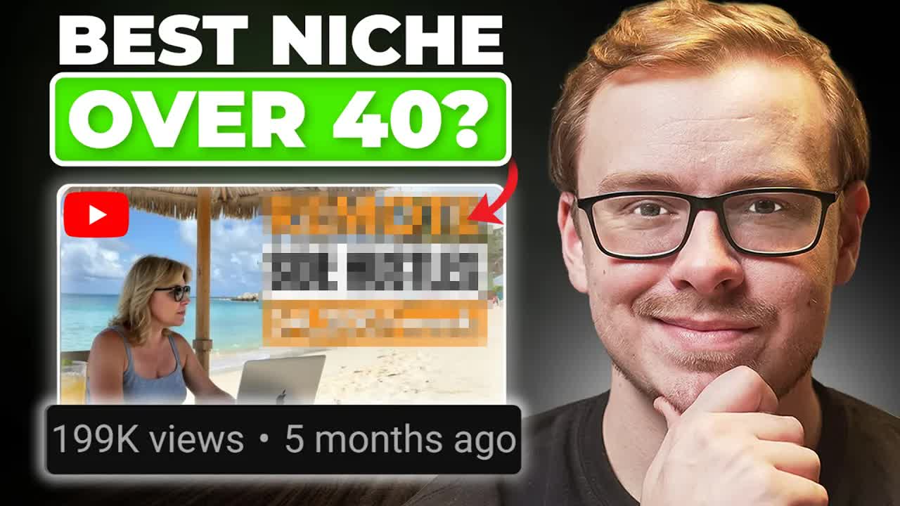 7 YouTube niches for people over 40