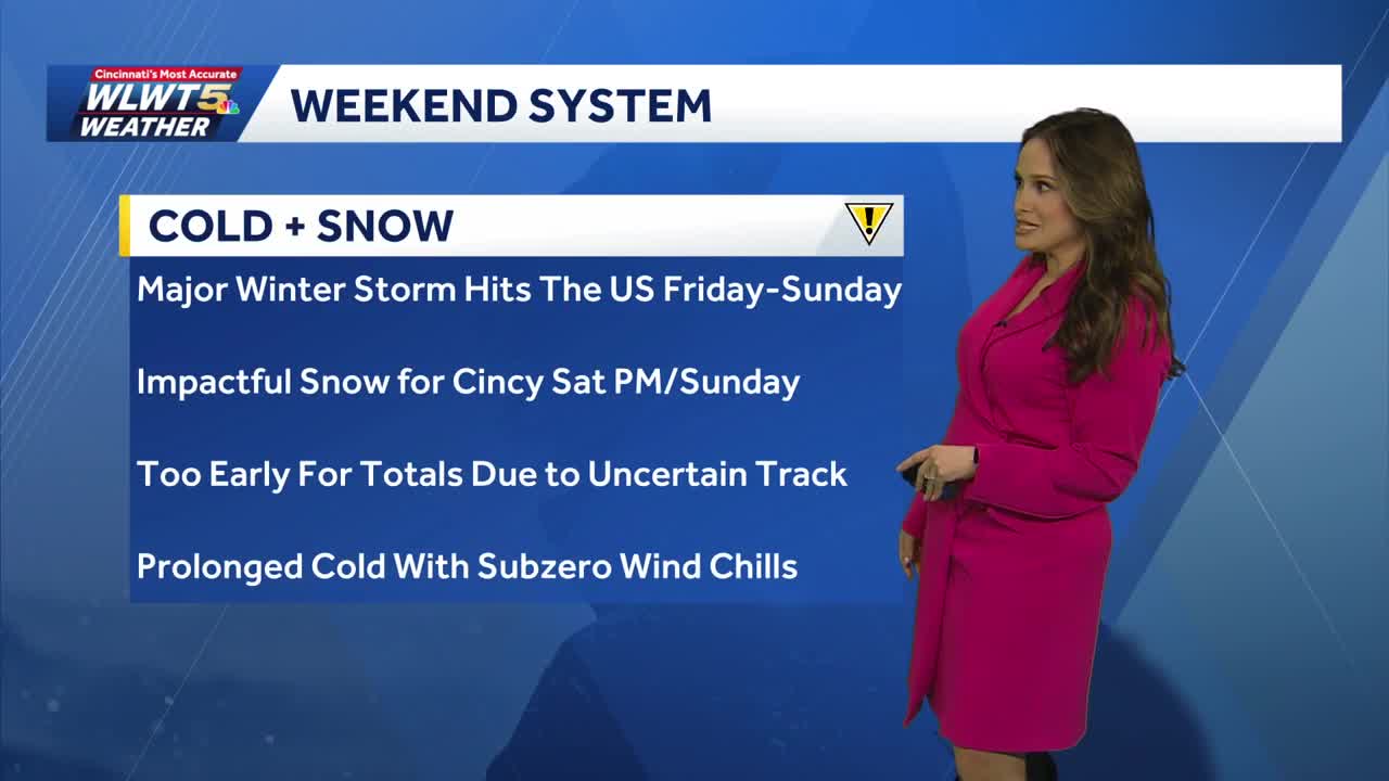 Tracking weekend winter storm latest